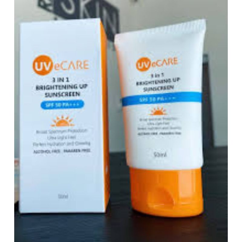 UVeCare 3 in 1 Brightening Up Sunscreen SPF 50PA+++ (50ml) | Shopee ...