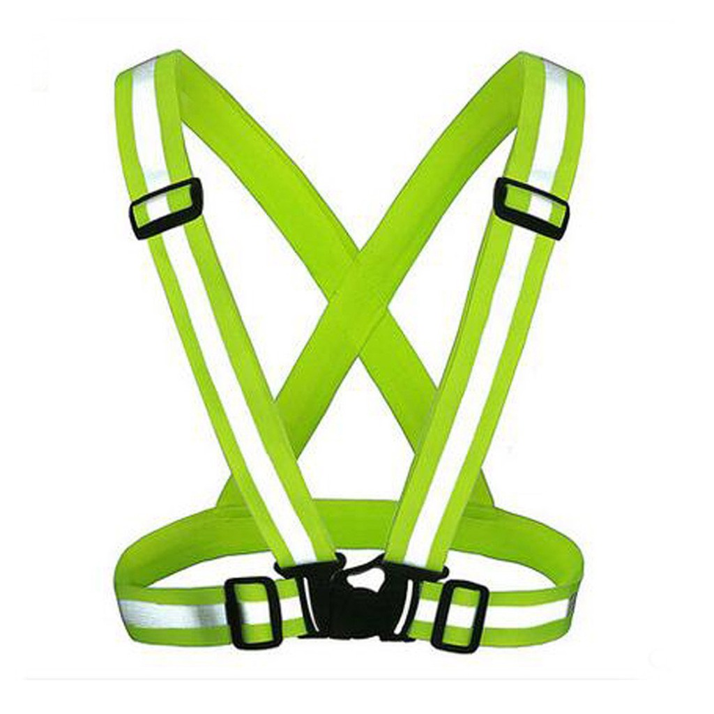 Adjustable Safety Vest Cycling Running Visibility Reflective Safety ...
