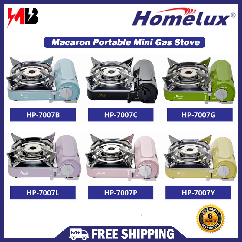 Homelux High Quality Macaron Mini Portable Butane Gas Stove Camping ...