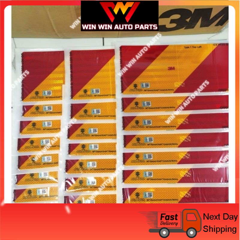 3M ORIGINAL LORRY REFLECTIVE STICKER w/SIRIM APPROVED | Shopee Malaysia