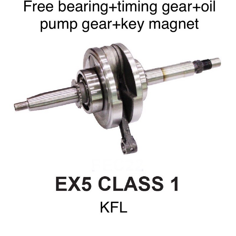 Honda EX5 CLASS (KFL)crankshaft with bearing timing gear oil pump gear ...
