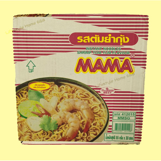 Thailand Mama Mee Instant Noodle Creamy Tom Yam Flavour Shrimp Tom Yam ...