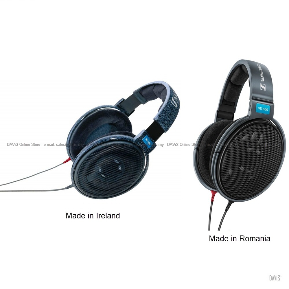 Sennheiser HD600 HD 600 Audiophile Headphones Open Back Dynamic ...
