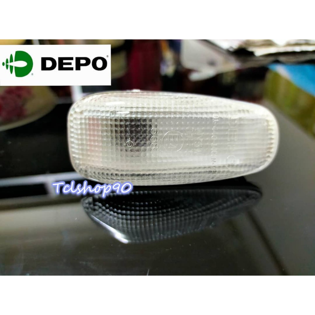 MERCEDES W210 W202 FENDER SIGNAL LAMP TAIWAN UNIT CLEAR WHITE OVAL ...