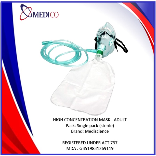 Jodismed High Flow Mask/ High Con Mask (3 packs) | Shopee Malaysia