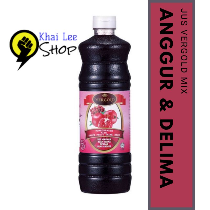 PATI MIX ANGGUR & DELIMA - JUS VERGOLD | Shopee Malaysia