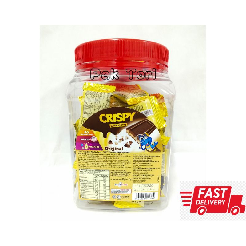 Crispy Chocolate Original (40pcs X 11g) | Shopee Malaysia