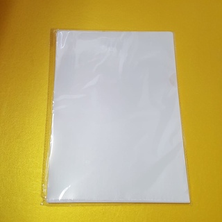A4 Clear Folder PVC Document Holder L Shape 12pcs pack SEMI TRANSPARENCY COLOUR / L SHAPE FILE ...