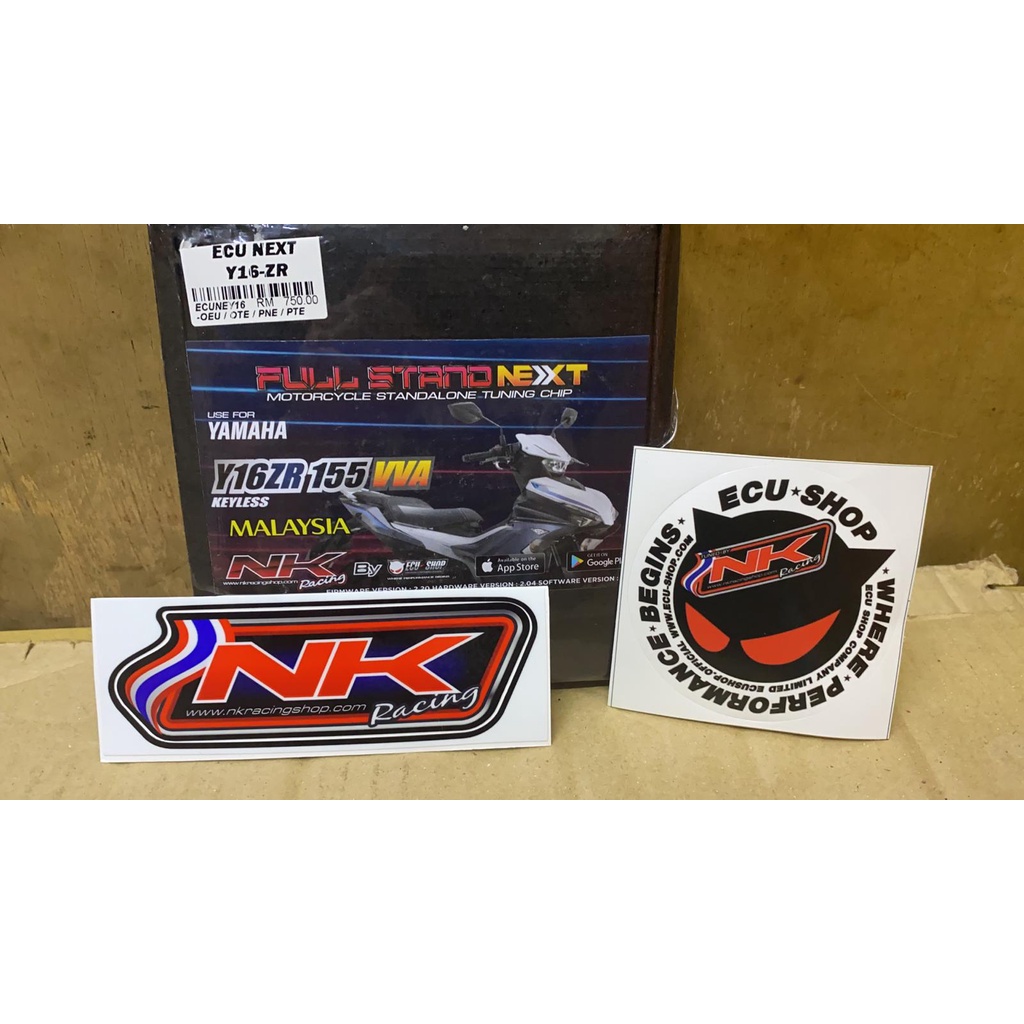 Y16 / Y16zr / Y16 vva Nk racing ecu shop full Stand next (Bluetooth ...