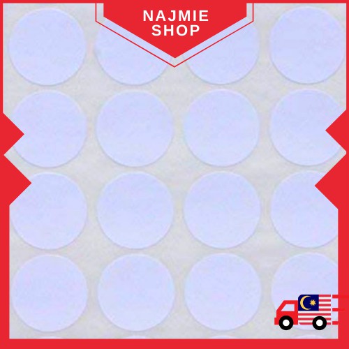 Stickers White dot Sticker Round Label Circle Stickers 33mm 25mm 19mm ...