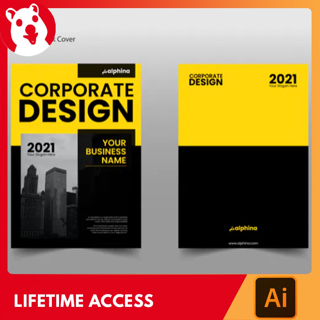 Yellow Business Book Cover Template | Shopee Malaysia