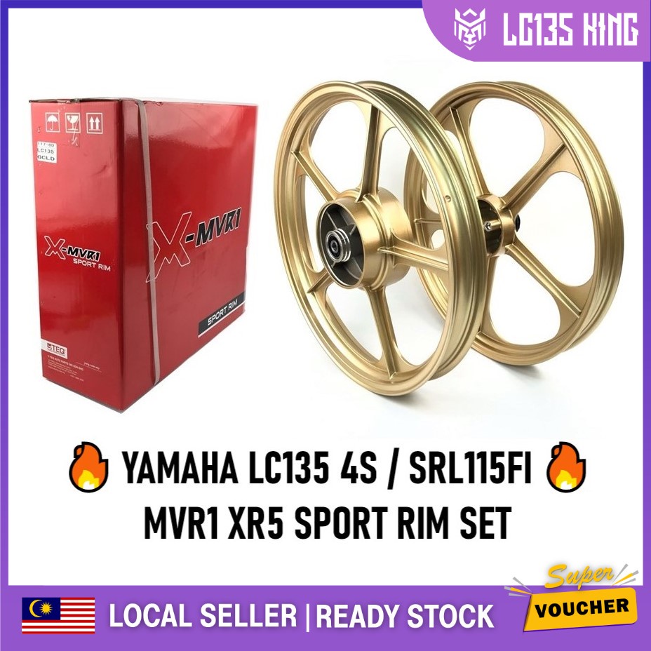 (CLEAR STOCK) MVR1 XR5 YAMAHA LC135 4S SRL115 FI SRL110 LAGENDA 110Z ...
