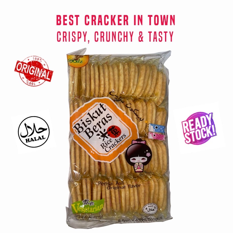 Rice cracker Halal Akiko 8.5gm x 40pcs Biskut Beras Sedap 米果 (MY ...