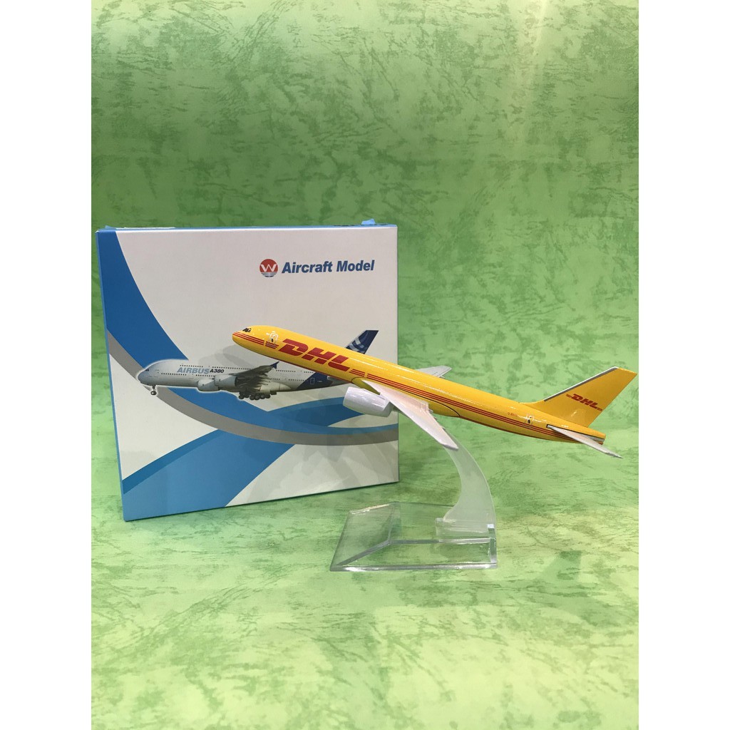 DHL Boeing 757 Aircraft Model 16cm Die-cast Metal Airplane | Shopee ...