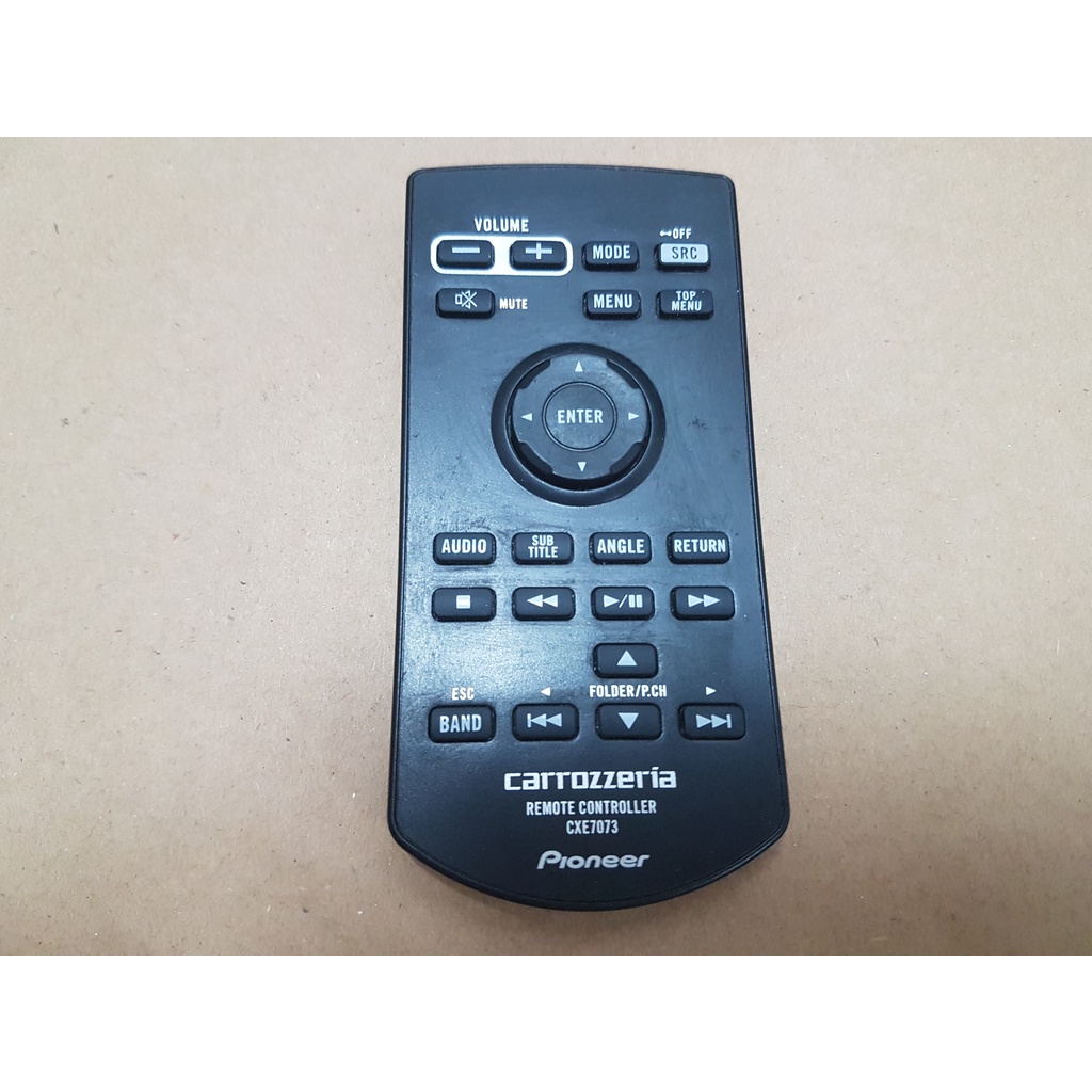 Pioneer Carrozzeria head unit remote control with angle control ...