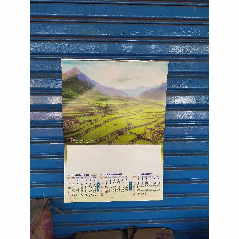Triwulan Calendar Yrs 2021 Natural Scenery | Shopee Malaysia