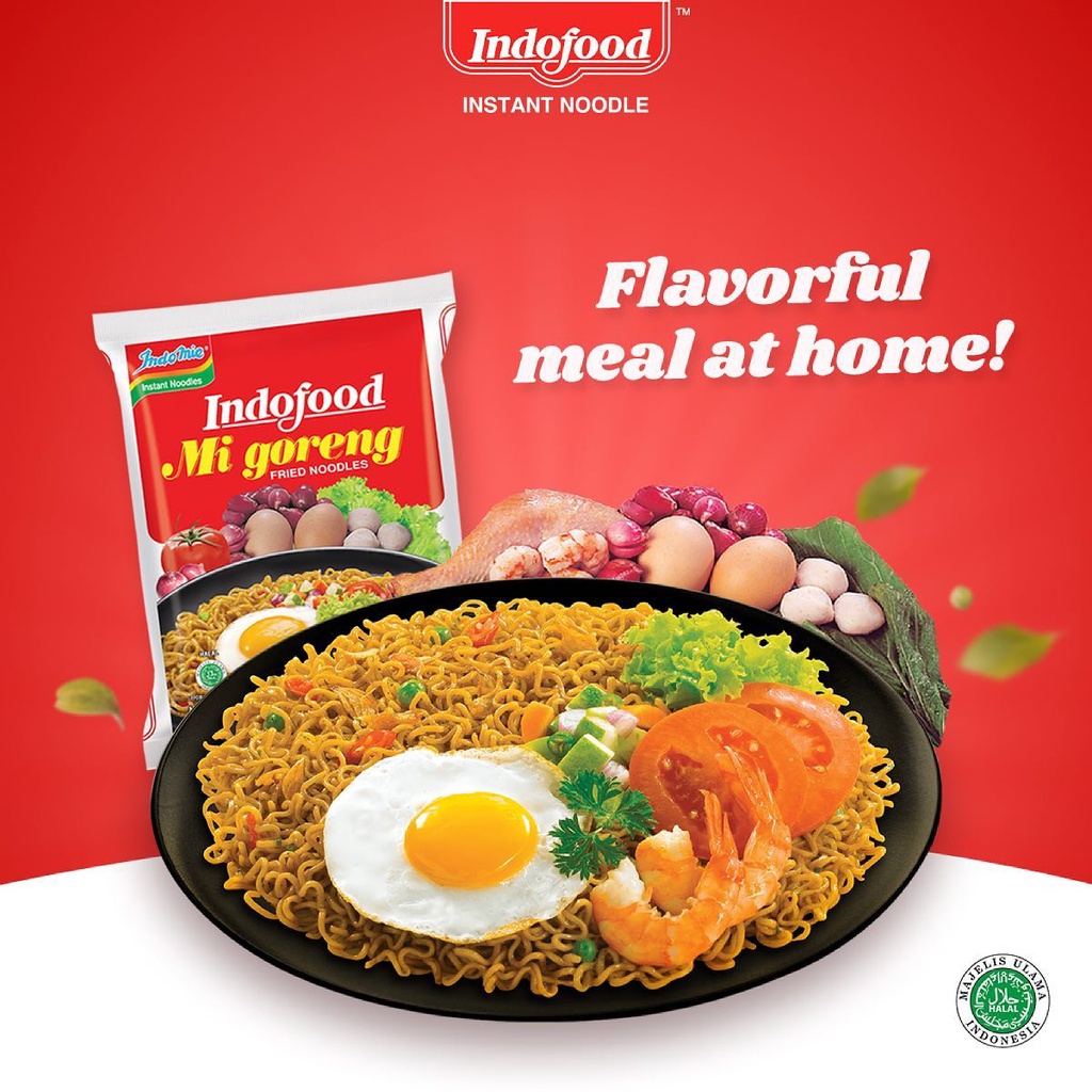 Indofood Instant Fried Mee Noodles Mee/Mi Goreng Brunei(5's x 80g ...