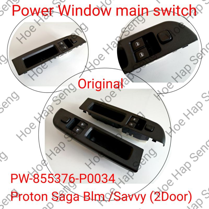 PW-855376-P0034 (ORIGINAL) POWER WINDOW MAIN SWITCH WITH COVER FOR ...