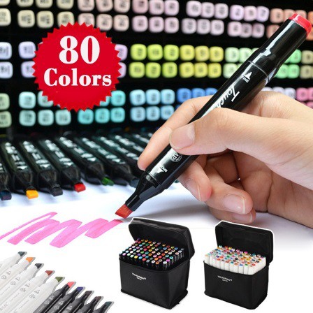 TouchFive 80/168 Colors Marker Set, Touch Five Art Twin Tip Marker ...