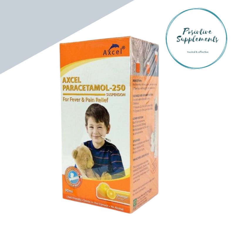 PARACETAMOL SYRUP 250MG/5ML 90ML FREE SYRINGE AXCEL KOTRA | Shopee Malaysia