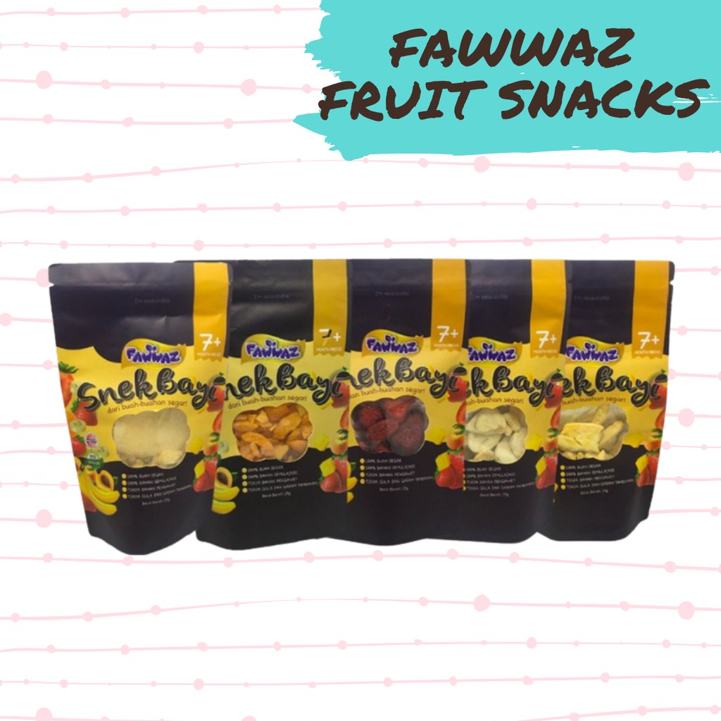 Dried Fruit Snack By Fawwaz Snek Buahan Kering 20g From 7m Shopee