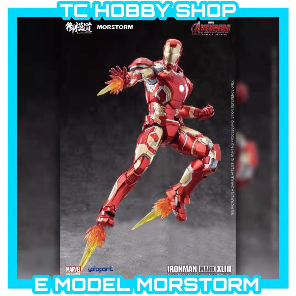 (READY STOCK) E MODEL MORSTORM 1/9 SCALE IRON MAN MK 43 MARK 43 MARK ...