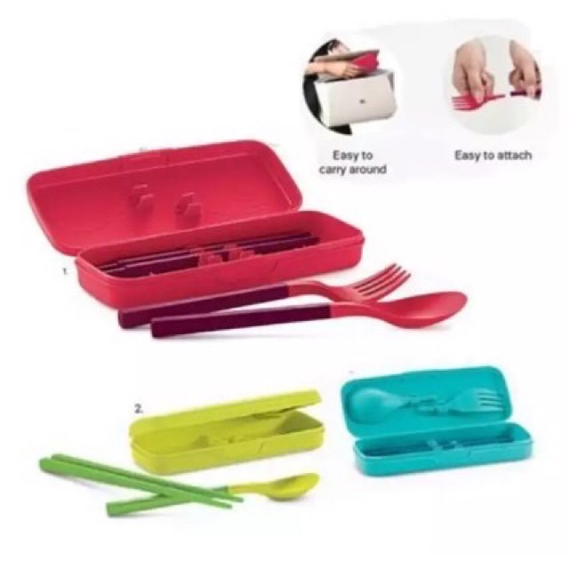 Tupperware Cutlery Set With Case | Shopee Malaysia