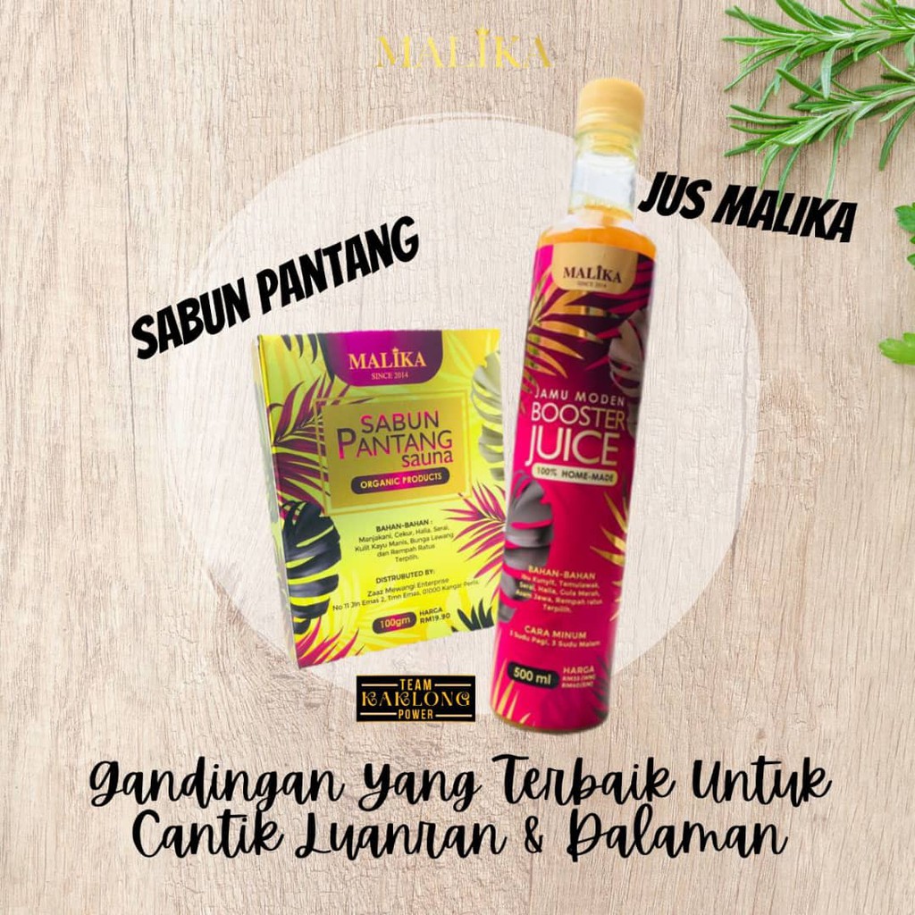 VIRAL PRODUK JUS KUNYIT JAMU KURUS MODEN JUS KUNYIT MALIKA BOOSTER ...