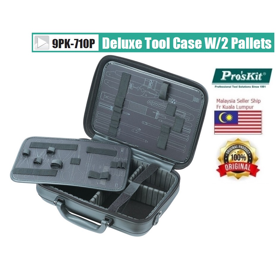 ProsKit 9PK-710P Deluxe Tool Case with 2 Pallets (NEW & ORI PROSKIT ...