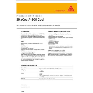 SIKA SikaCoat 300 Cool 4KG (Grey) Waterproofing | Shopee Malaysia
