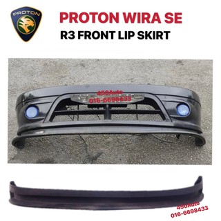 SATRIA GTI R3 LIP BUMPER SKIRT WIRA PROTON PUTRA BODYKIT DEPAN R3 / PU ...