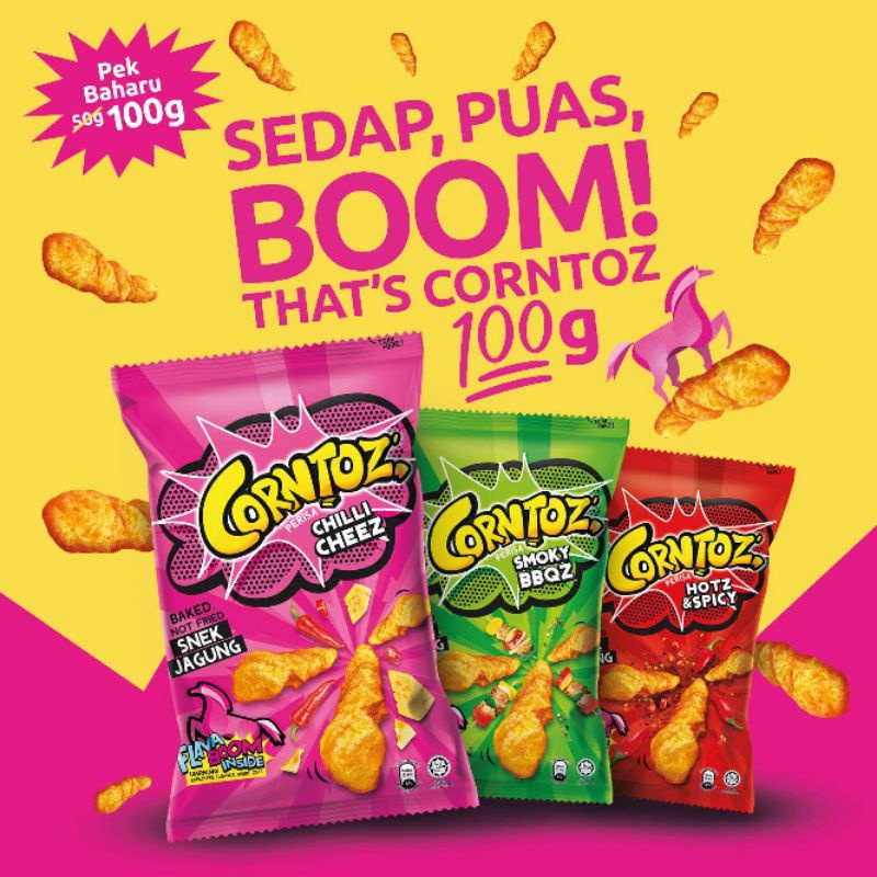 [TKM] Mamee Corntoz Corn Snacks 100g | Shopee Malaysia