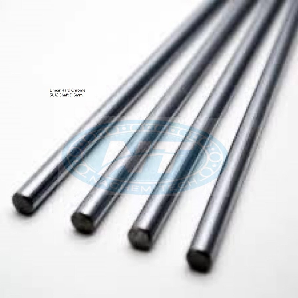Linear Hard Chrome SUJ2 Shaft D6mm (100mm to 700mm) | Shopee Malaysia