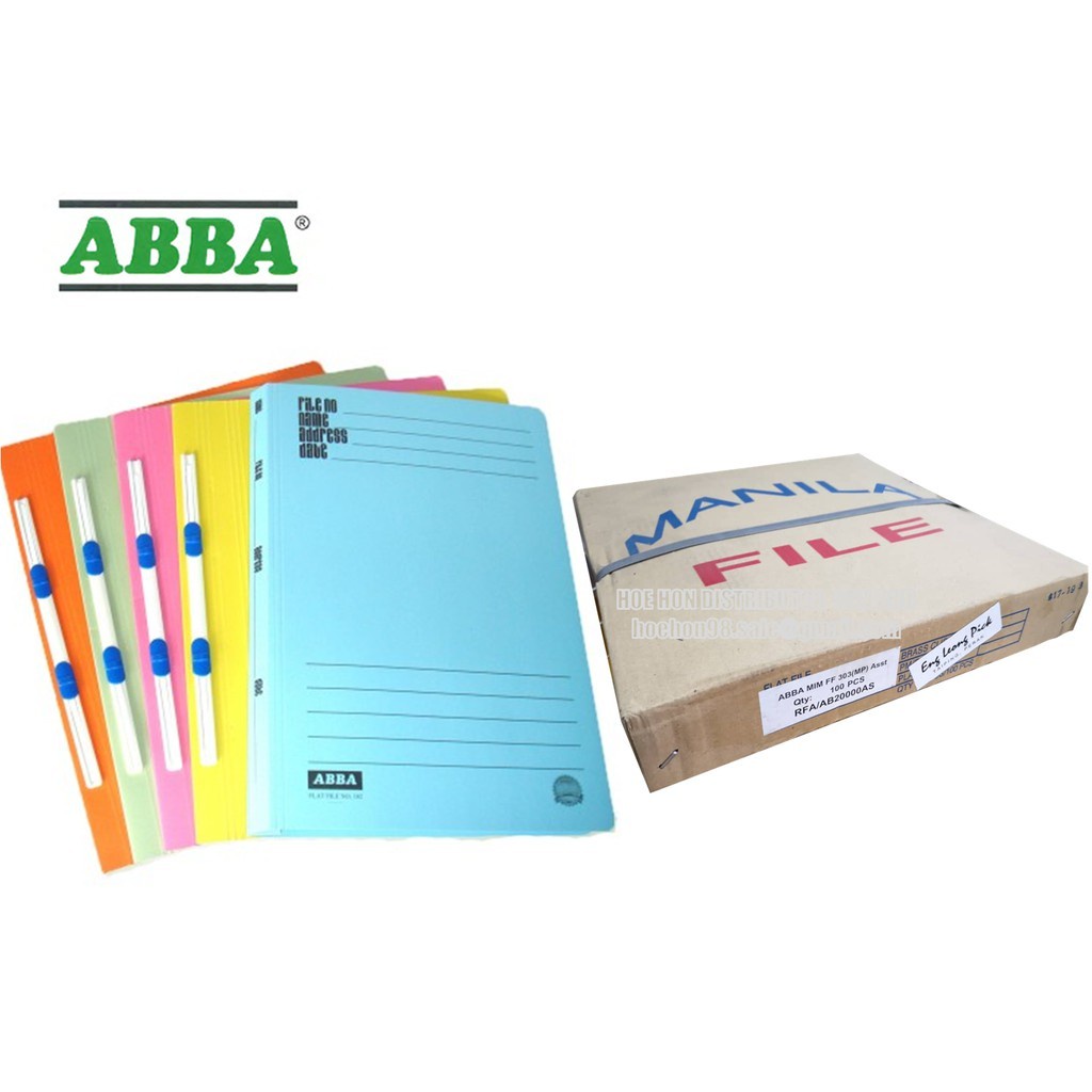 ABBA Manila Flat File 303 1pc | Shopee Malaysia