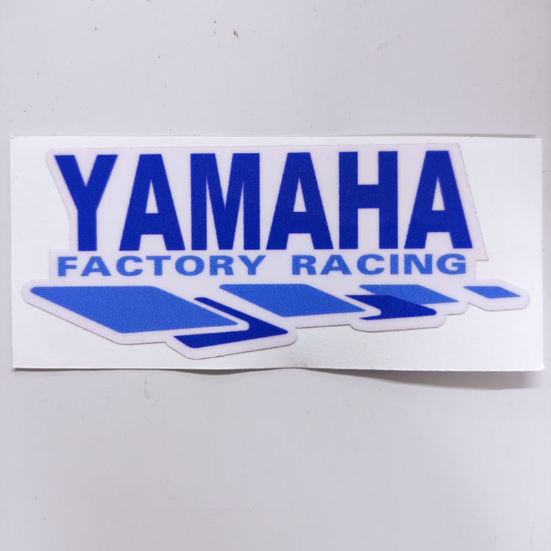 Sticker Yamaha Factory Racing 3M UV Printing Laminate PVC Sticker ...