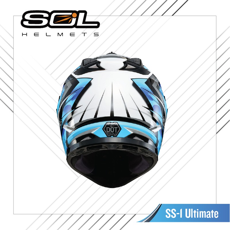 Jual Helm Motor Cross Dual Sport SS-1 ULTIMATE Include Backup ...