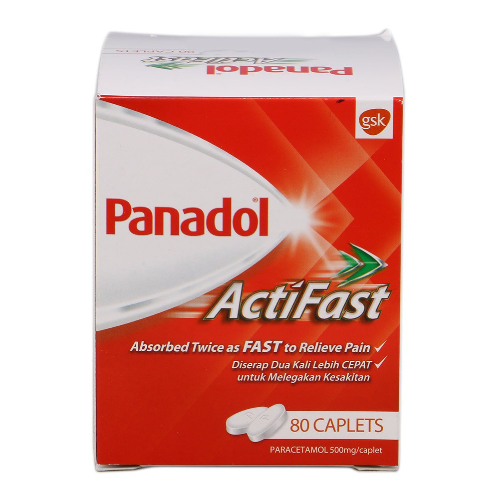 Panadol Actifast 80 tablets | Shopee Malaysia