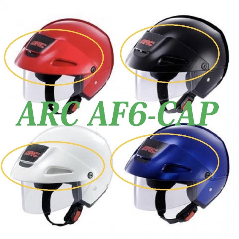 helmet ARC half cap/ topi ARC cap seteng separuh(original) | Shopee ...
