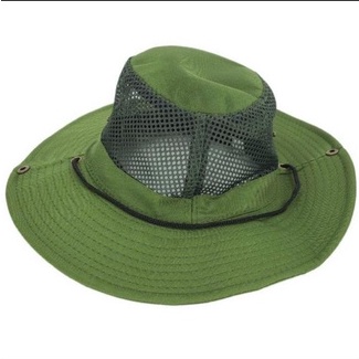 Bucket Hat Cowboy Style with Mesh Topi Koboi/Topi Fabric/Cow Boy Topi ...