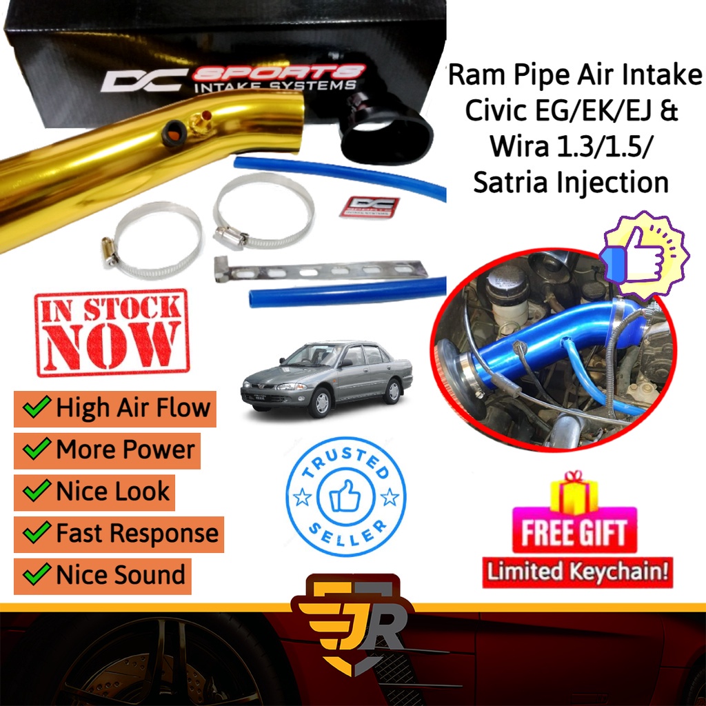 Ram Pipe DC Civic EG EK EJ Wira 1.3 1.5 Satria Air Intake Open Pod Air ...