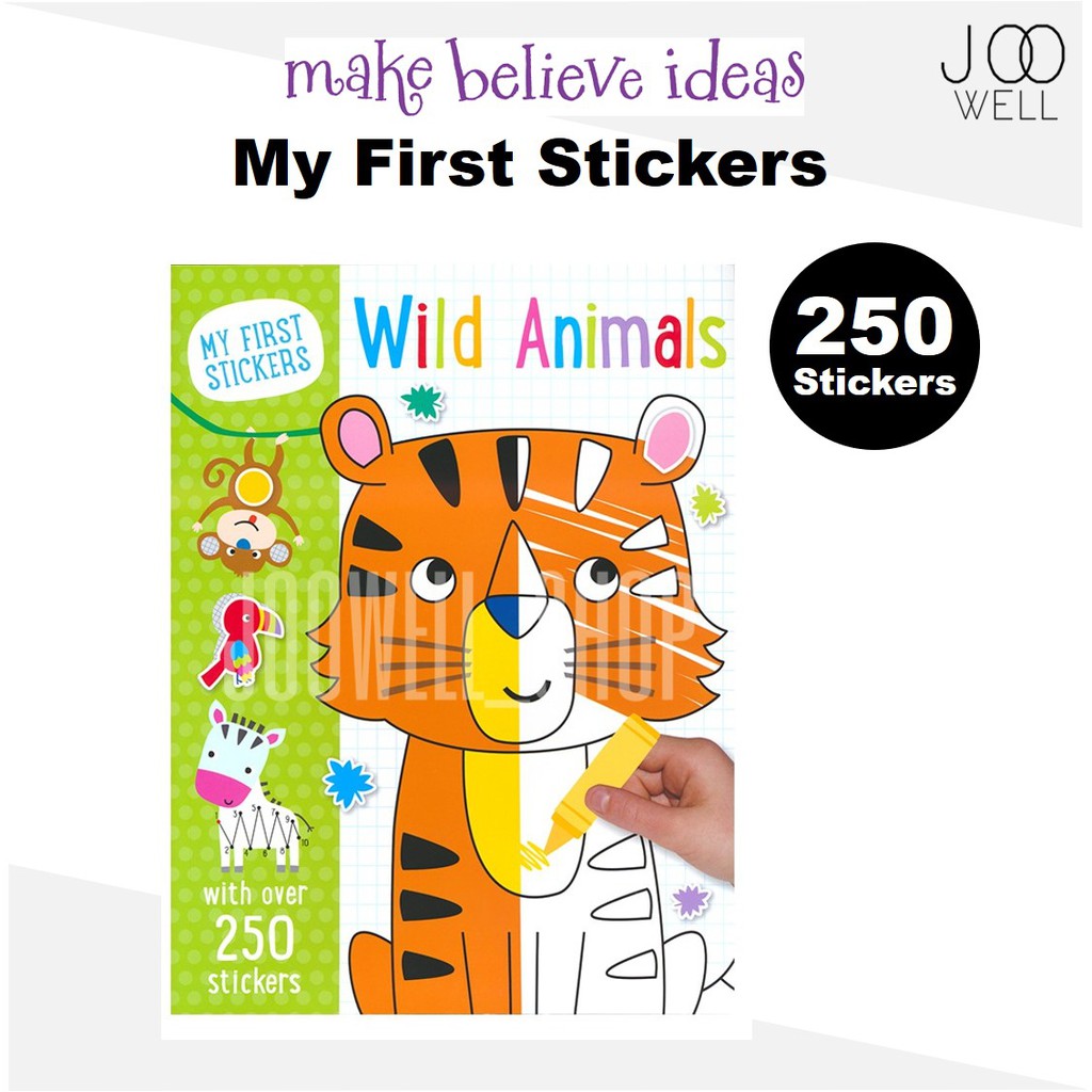 My First Stickers - Wild Animals | Shopee Malaysia