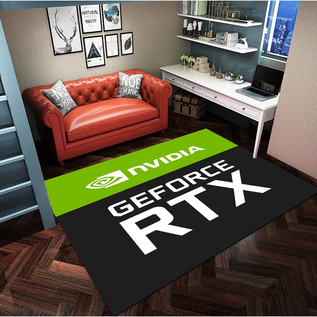 [READY STOCK!!] GAMING ROOM CARPET RUG FLOOR MAT NVIDIA RTX DESIGN ...