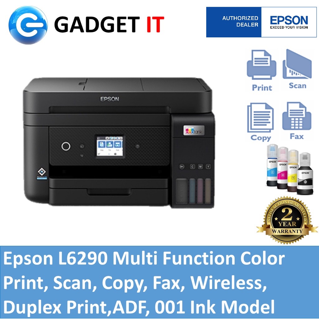 EPSON L6290 Multi Function Color print, scan, copy, FAX, wireless ...
