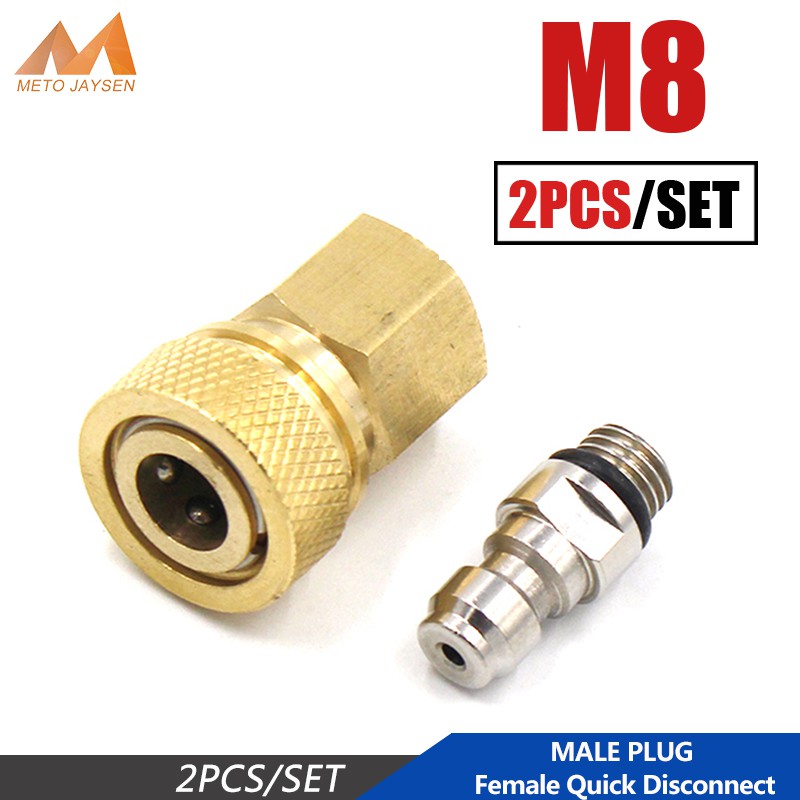 [Ready Stock & COD] Stainless Steel M8x1 Male Plug Coupler Connector ...