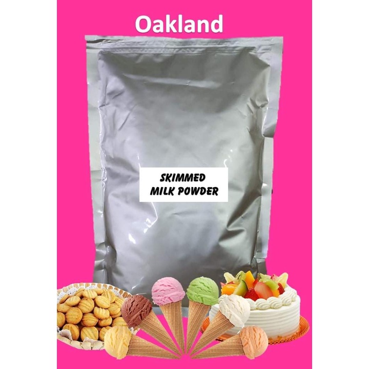 [Ready stock] Skim milk Powder 1 kg repacked Low Fat Oakland product ...