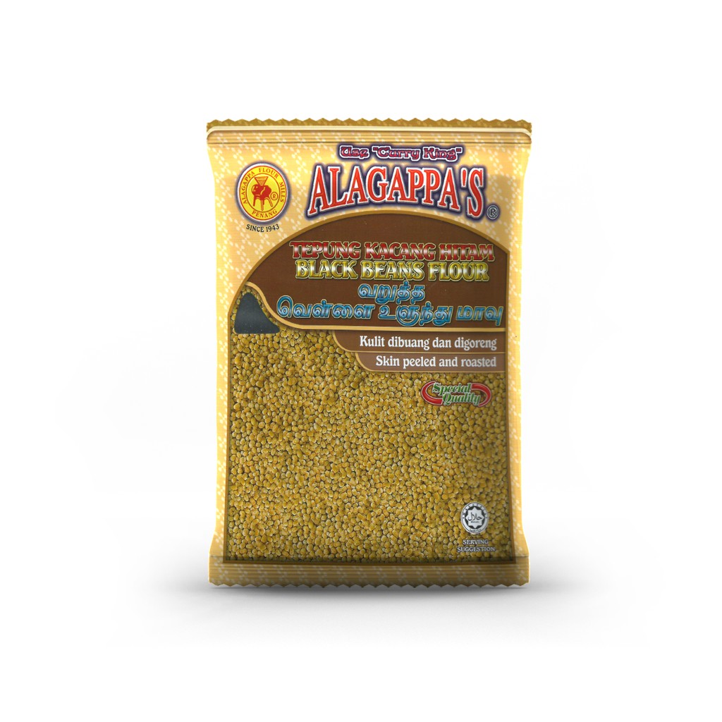 Alagappa's Tepung Kacang Hitam / Black Beans Flour (500gm) | Shopee ...