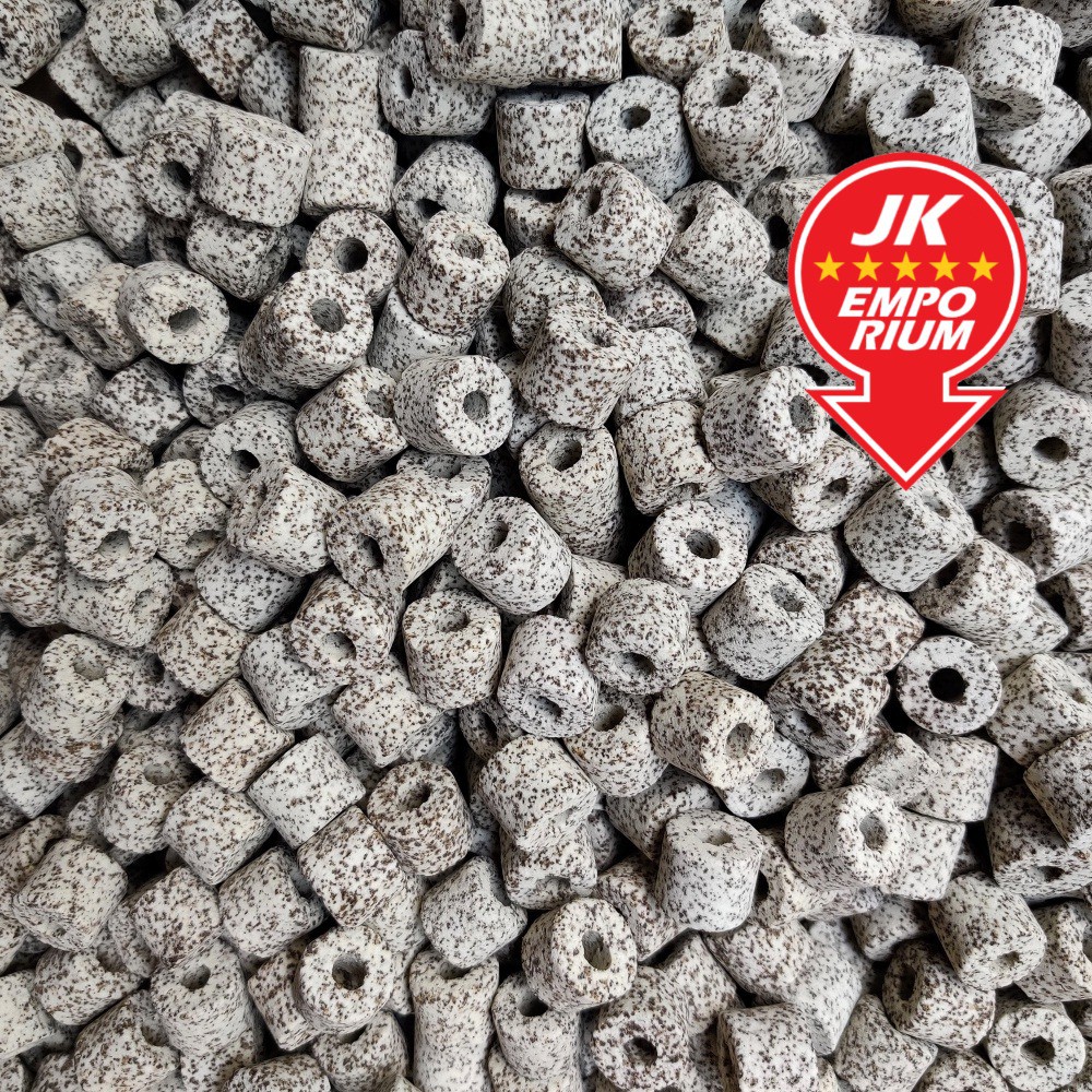 500g Mineral Ceramic Bio Ring Bioring Aquarium Fish Tank Filter Media ...