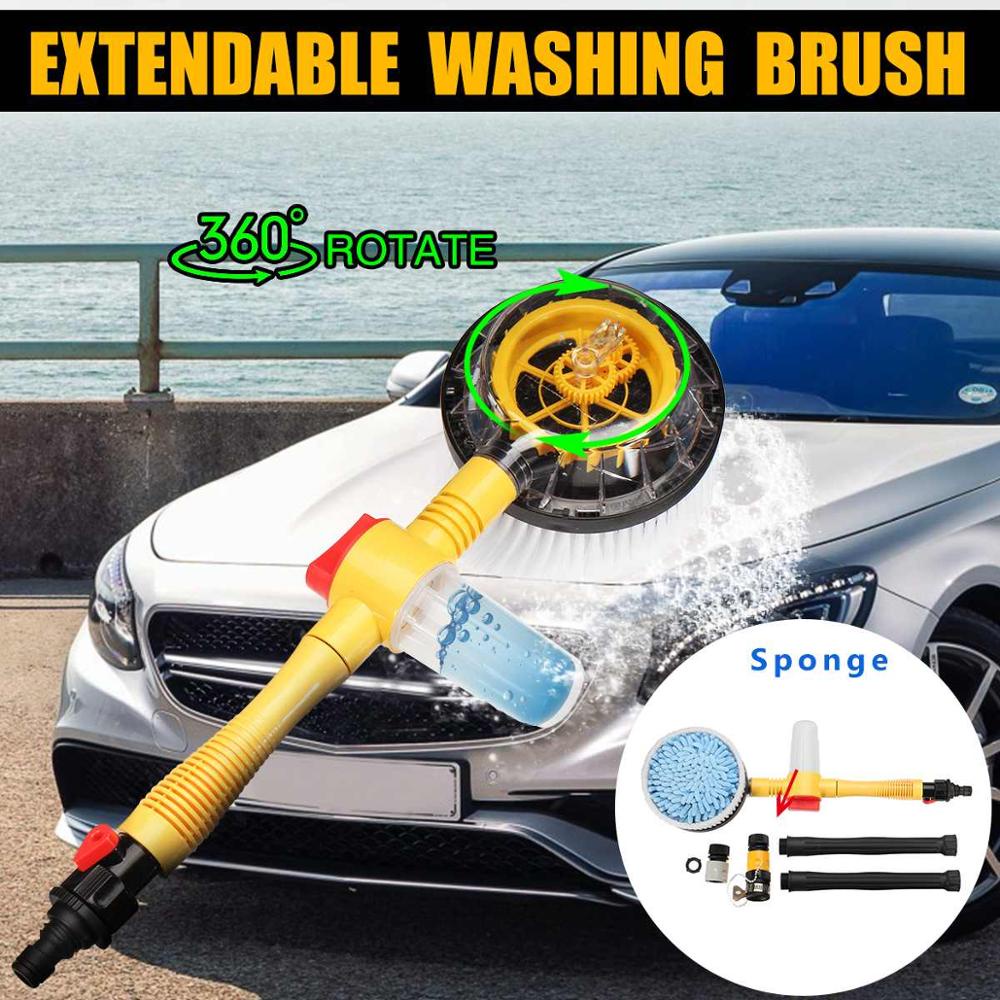 Automatic Rotating Mop Long Handle Sponge Brush High Pressure Car Foam ...
