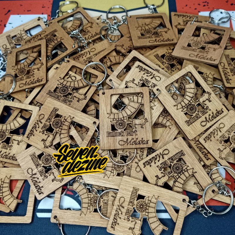 Keychain Souvenir Kereta Lembu Melaka Bersejarah | Shopee Malaysia