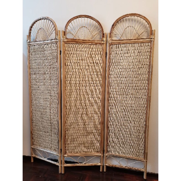 [Cheerfulbee] BLISSE Rattan Room Divider / Partition / Pembahagi ruang ...